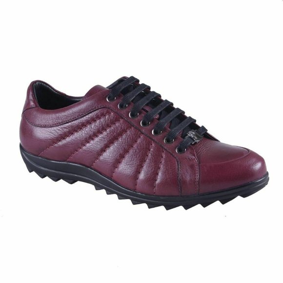 Versace Collection | Shoes | Versace Collection Mens Burgundy Leather ...